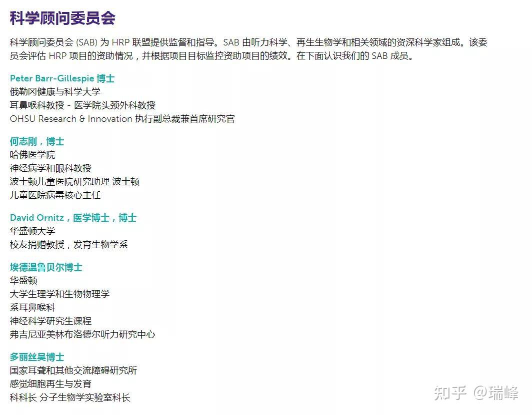 美国听力健康基金会听力恢复项目(HRP) - 知乎