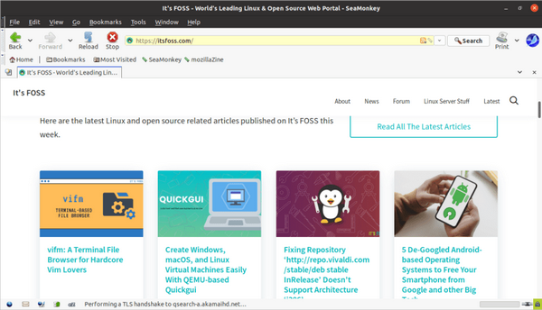 10 个适用于 Linux 的开源轻量级网页浏览器 | Linux 中国 - 知乎
