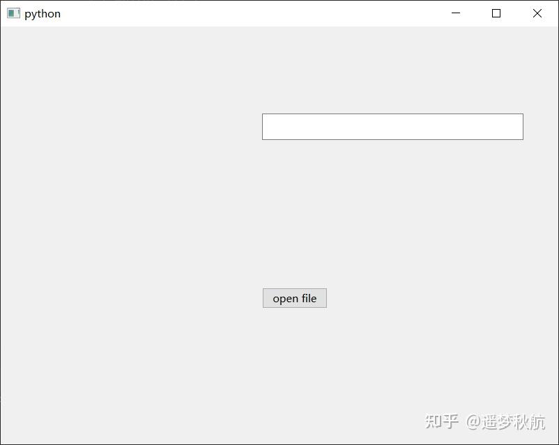 Pysider6 QFileDialog 选择文件框 - 知乎