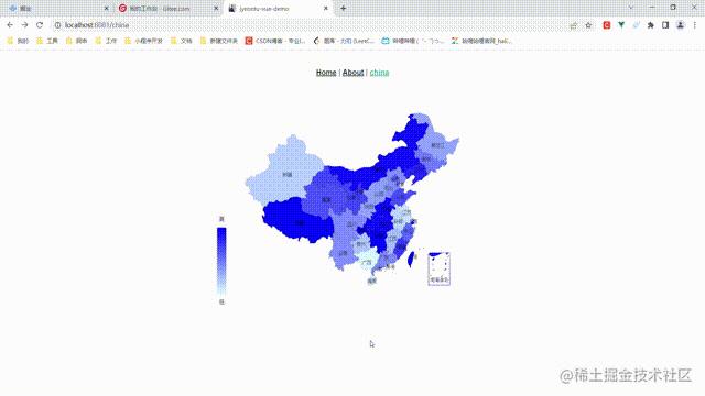 Vue Echarts实现中国地图省份下钻联动 知乎