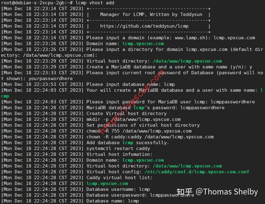 LCMP(Linux + Caddy + MariaDB + PHP)一键脚本：五分钟搭建WordPress博客 - 知乎
