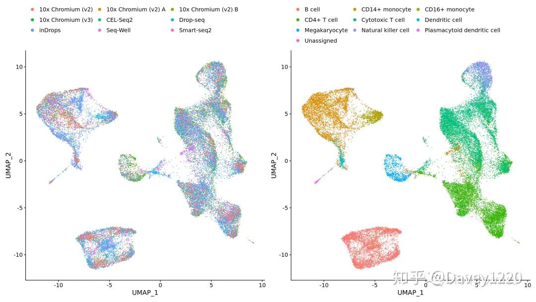 Seurat包学习笔记（二）：Integration and Label Transfer - 知乎