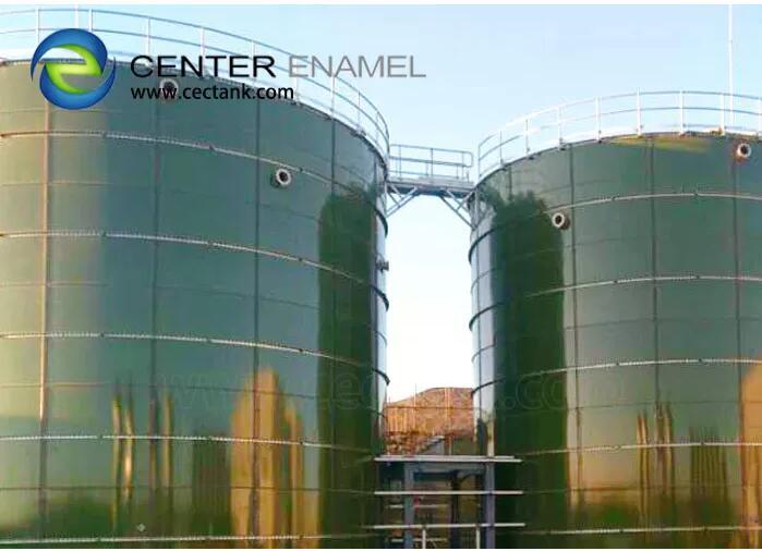 Glass Lined Steel Anaerobic Digestion Tank For Sludge Treatment ...