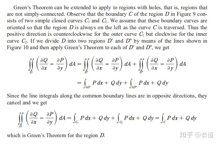 格林定理(Green's theorem) - 知乎