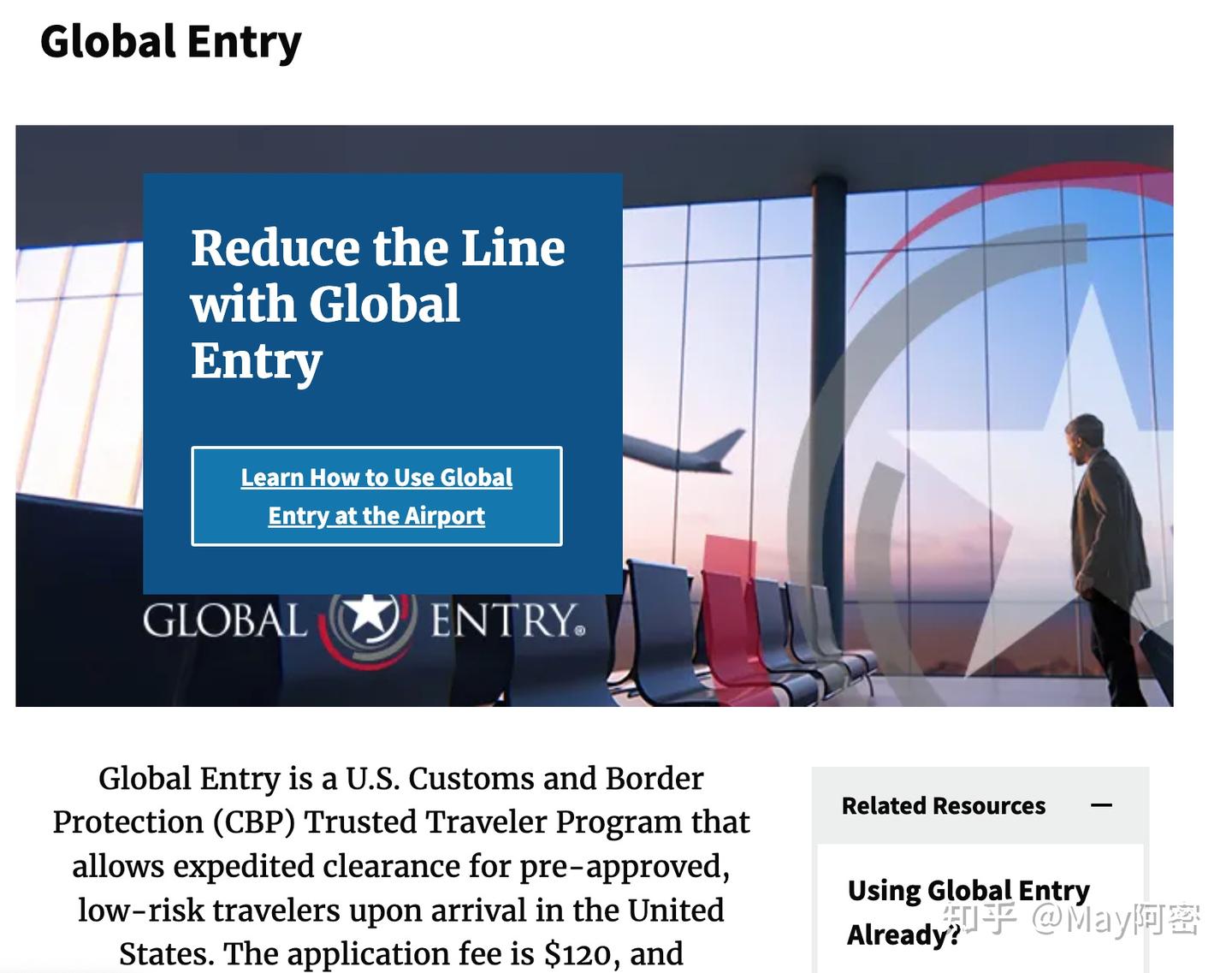 美国全球入境计划Global Entry - 知乎