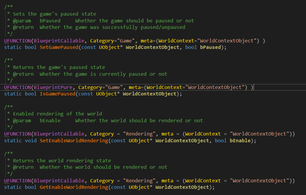 UE4[C++]UGameplayStatics类实用分析 - 知乎