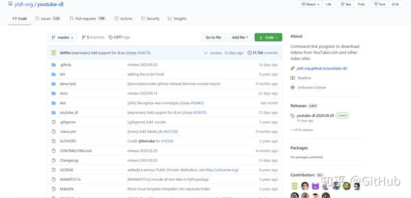 GitHub 标星 120K+！这些神器仅需一行代码即可下载全网视频！ - 知乎