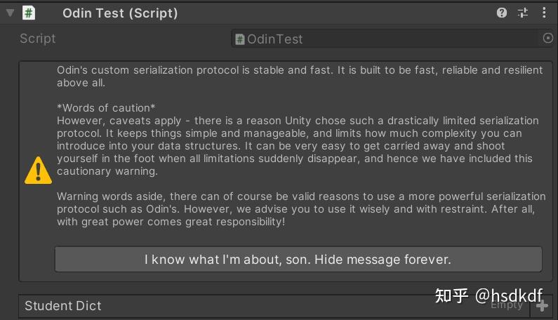 Unity OdinInspector全特性介绍（二） - 知乎