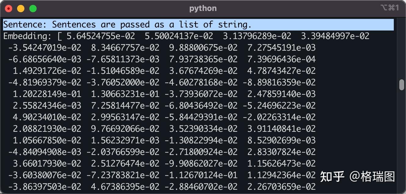SentenceTransformers-0002-概览-安装 - 知乎
