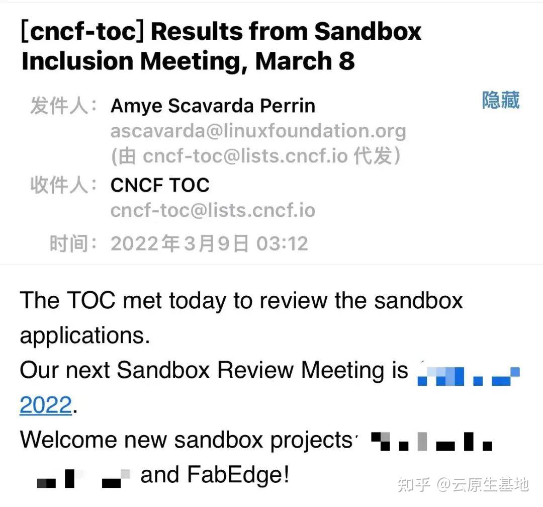 FabEdge 成为 CNCF 沙箱级项目 - 知乎
