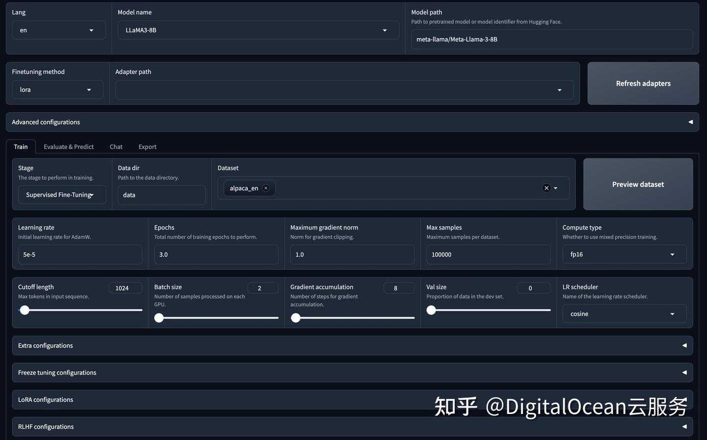 10 分钟，教你如何用 LLama-Factory 训练和微调 LLama3 模型 - 知乎