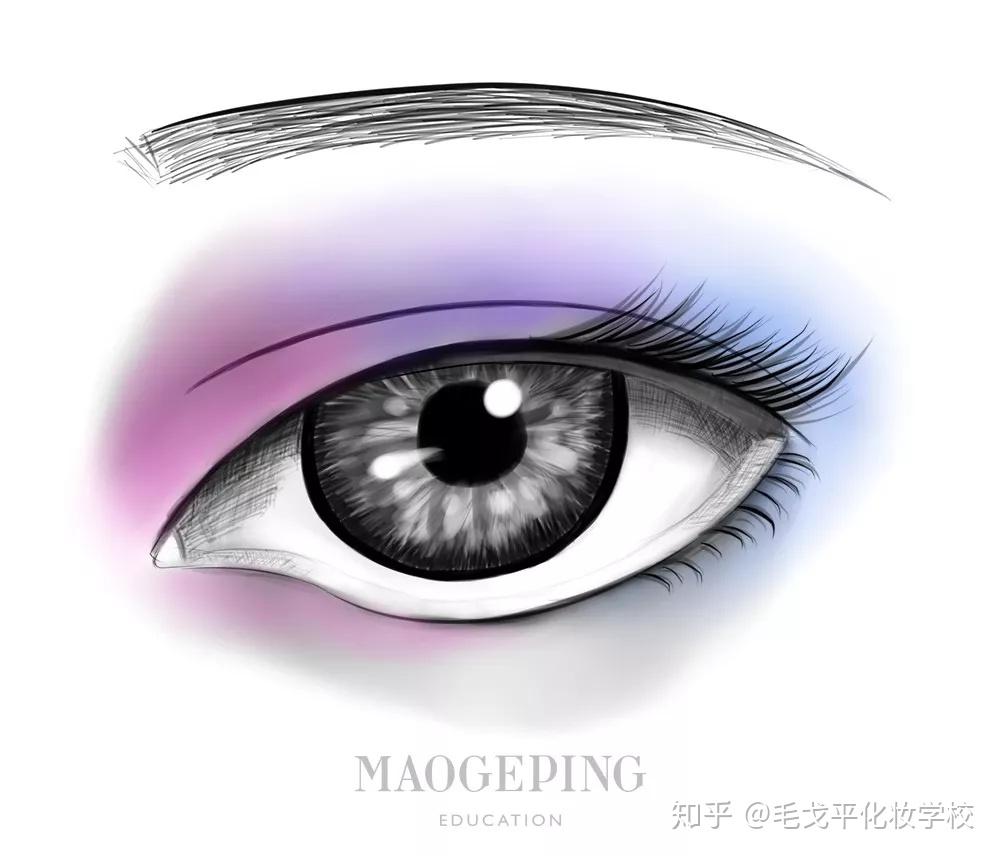 买了眼影不会画?教你八种常见眼影画法及色彩搭配! 知乎