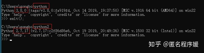 windows下同时安装python2和python3 - 知乎