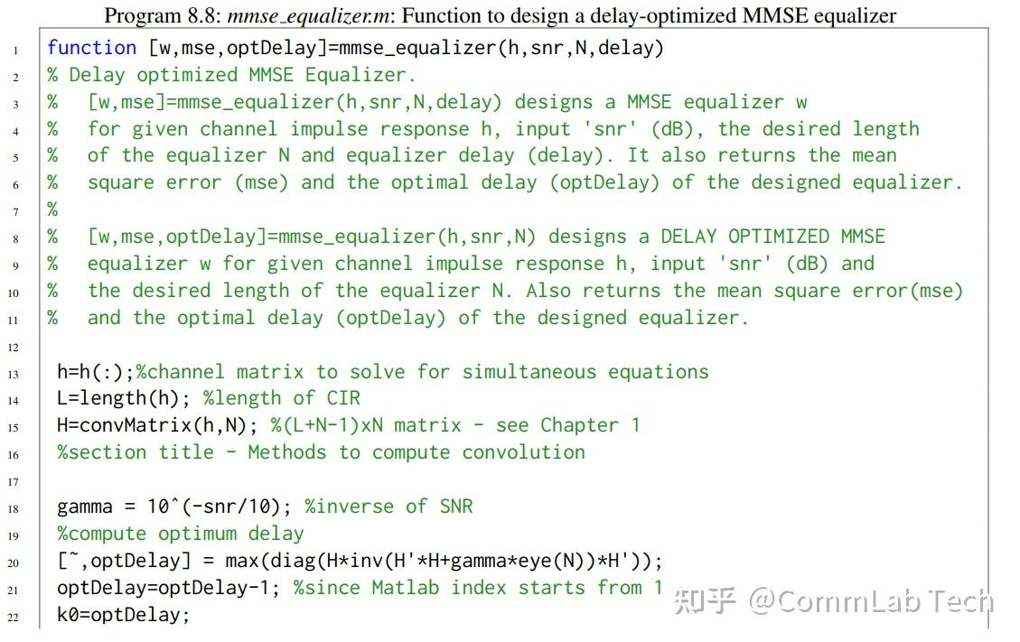 实战数字信号处理之三十四 最小均方误差（MMSE）均衡器 - 知乎