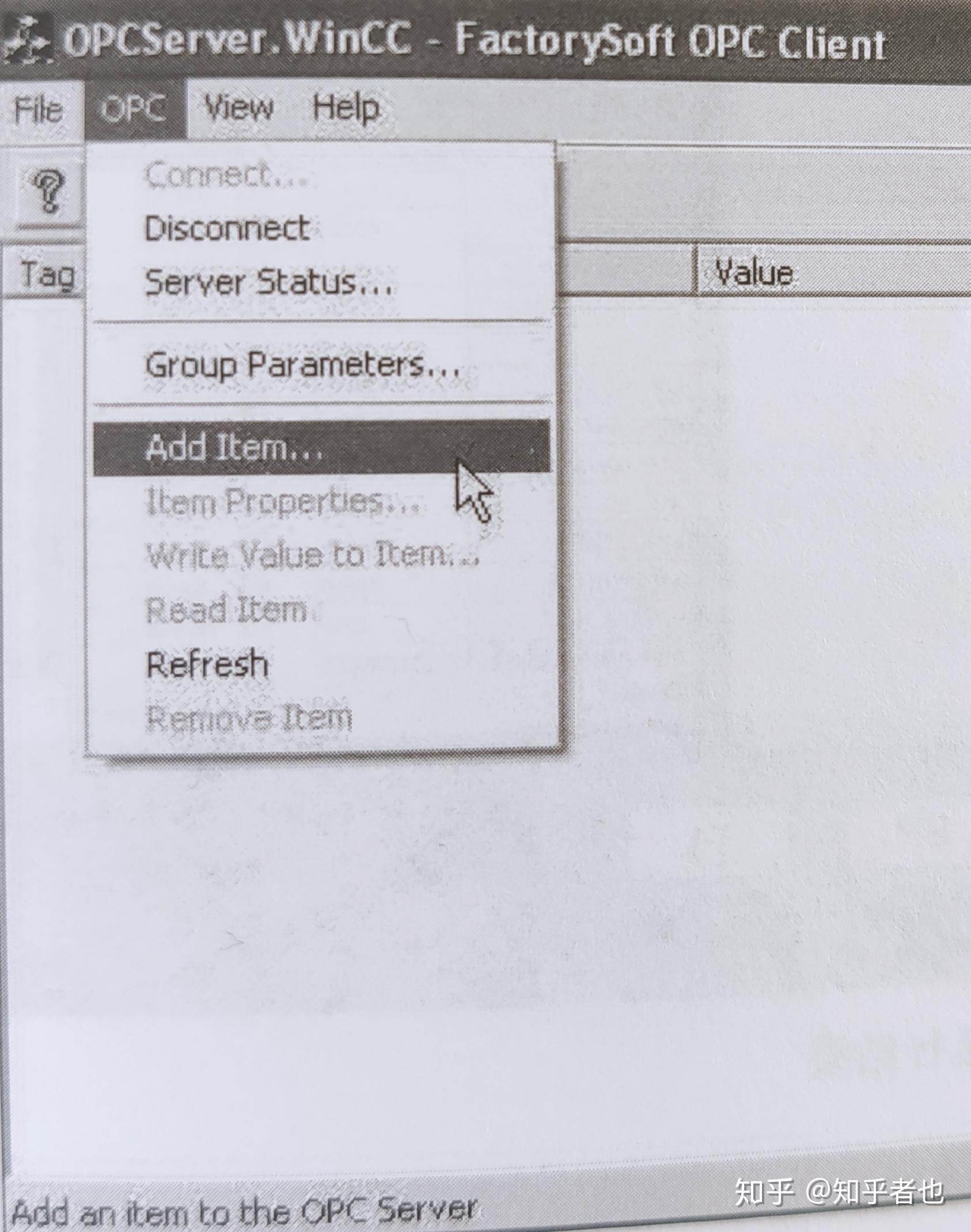 WinCC通讯实例3-WinCC作为OPC服务器 - 知乎