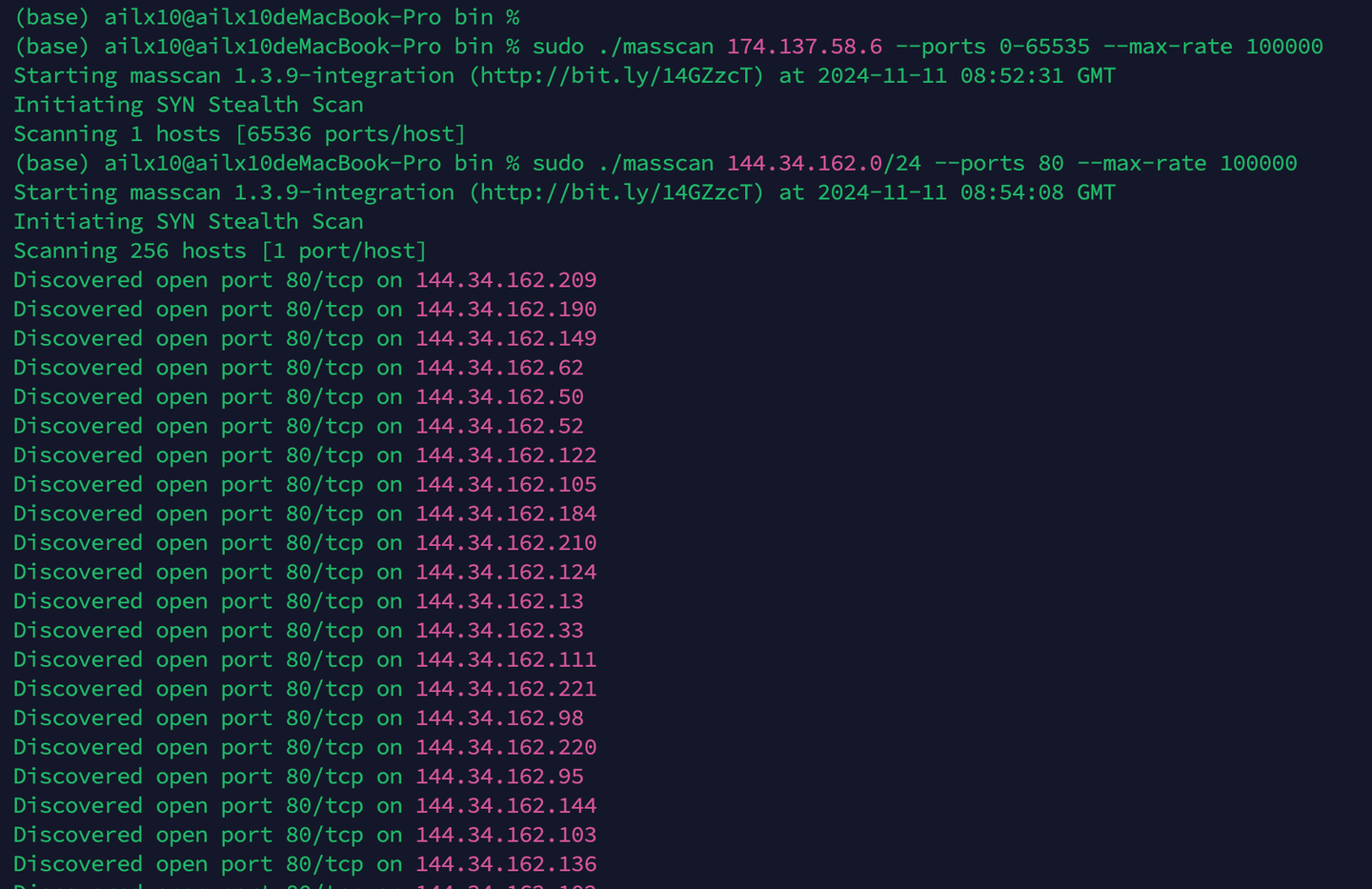 masscan 端口扫描简单介绍 - 知乎