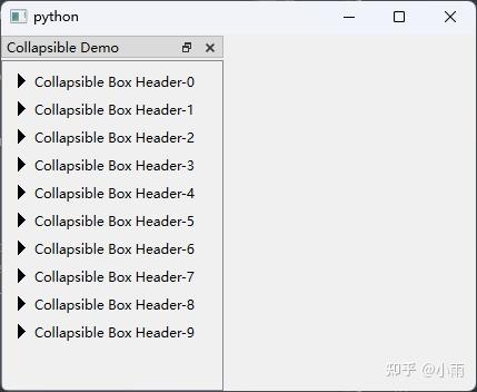 pyside6创建可折叠列表 - 知乎