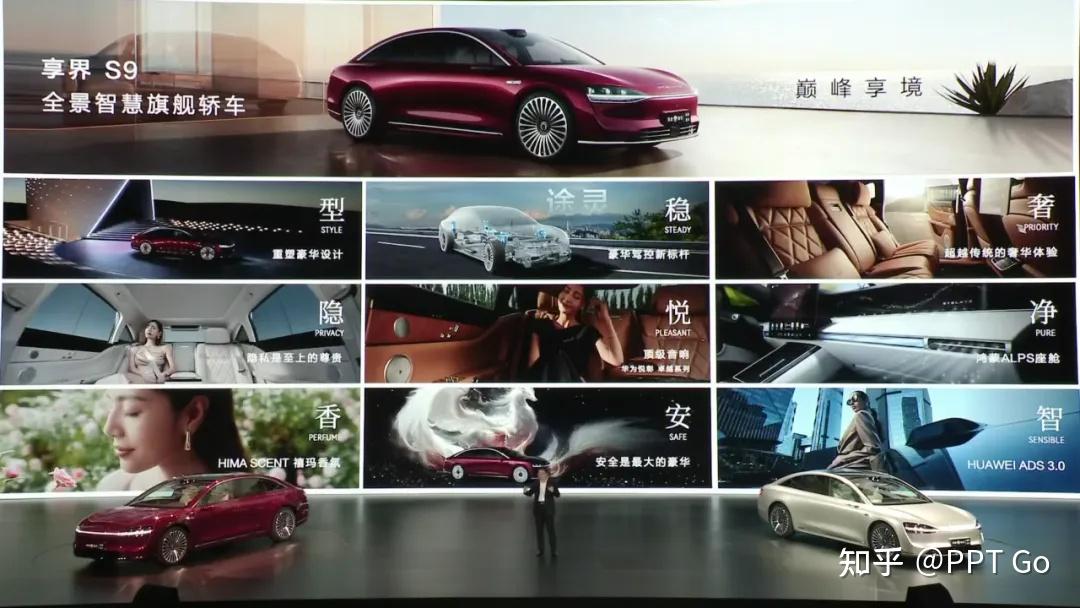 华为享界S9和问界M9发布会PPT合集，华为做PPT太敷衍了，难道朴实无华往往最高级？ - 知乎