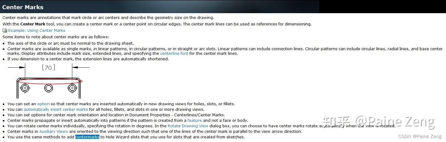 C# SolidWorks二次开发---工程图中心标记(Center Marks) - 知乎