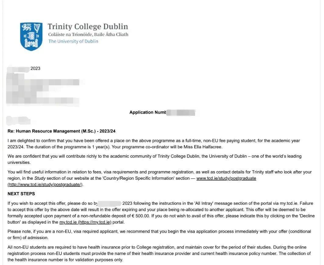 都柏林圣三一最最最新offer雨！TCD独家申请经验教你逆袭！ - 知乎