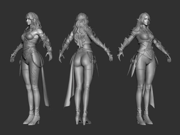 【元素推荐】韩国3D艺术家Ed Pantera作品欣赏149p 写实角色 铠甲 - 知乎