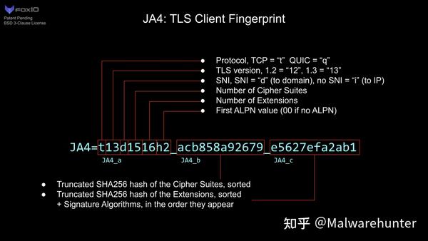 JA4+网络指纹 - 知乎