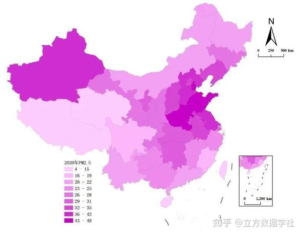【数据分享】我国省市县三级1998-2020年逐月/逐年PM2.5数据（Shp格式/Excel格式） - 知乎