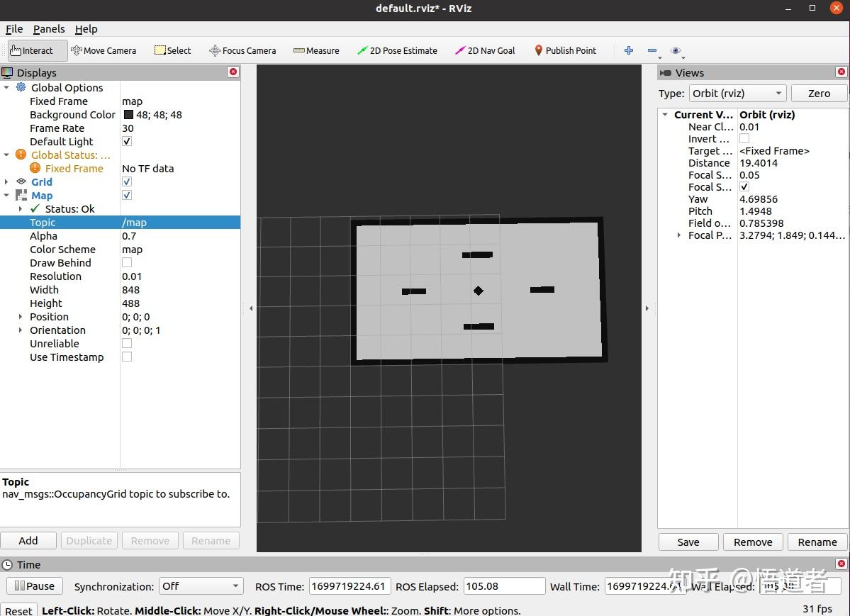 ROS入门（一）：用C++实现A星算法并在rviz上进行二维可视化路径规划 - 知乎