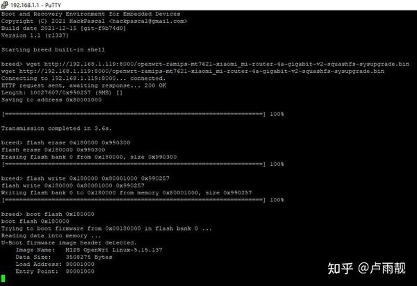 小米路由器 4A千兆版 V2 新版硬件安装OpenWRT - 知乎