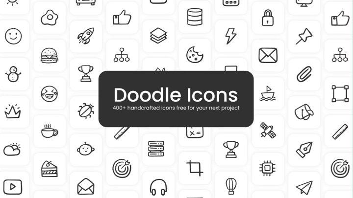 Doodle Icons - 一组免费商用的涂鸦风格图标库，可爱轻快又独特 - 知乎
