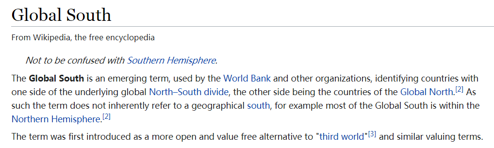 如果翻译题里出现 the global south怎么翻译合适呢？ - 知乎