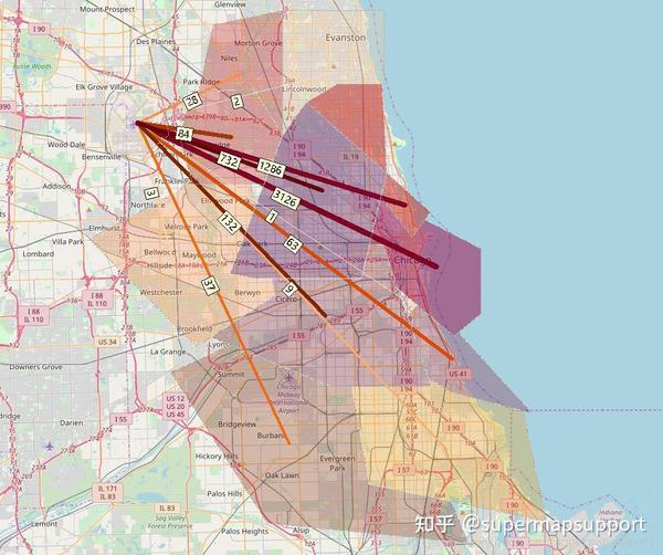大数据案例之OD线分析 - 知乎