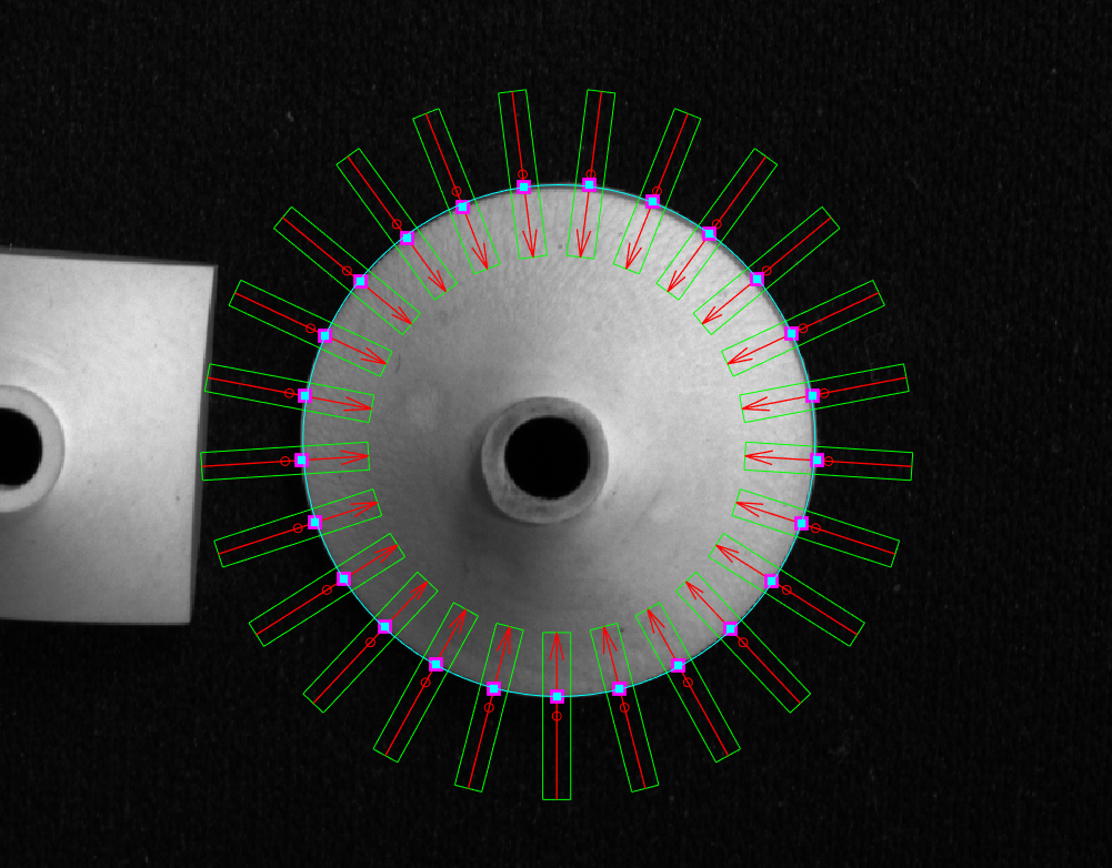 卡尺工具：实现halcon中的fit_circle_contour_xld - 知乎