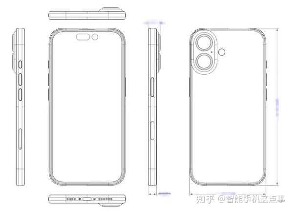 新意不足！iPhone16系列线稿再次浮出水面，难给友商施加压力 - 知乎