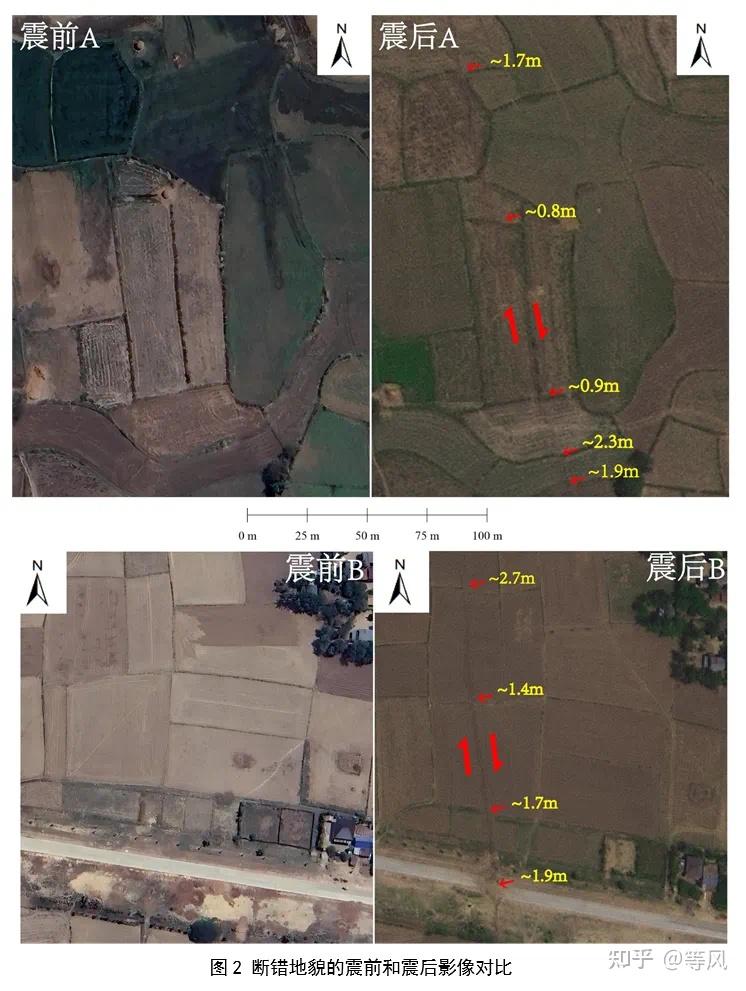 缅甸 7.9 级地震地表位移画面首曝光，可能为人类首次清晰拍到地震断层位移的画面，有哪些研究价值？ - 知乎