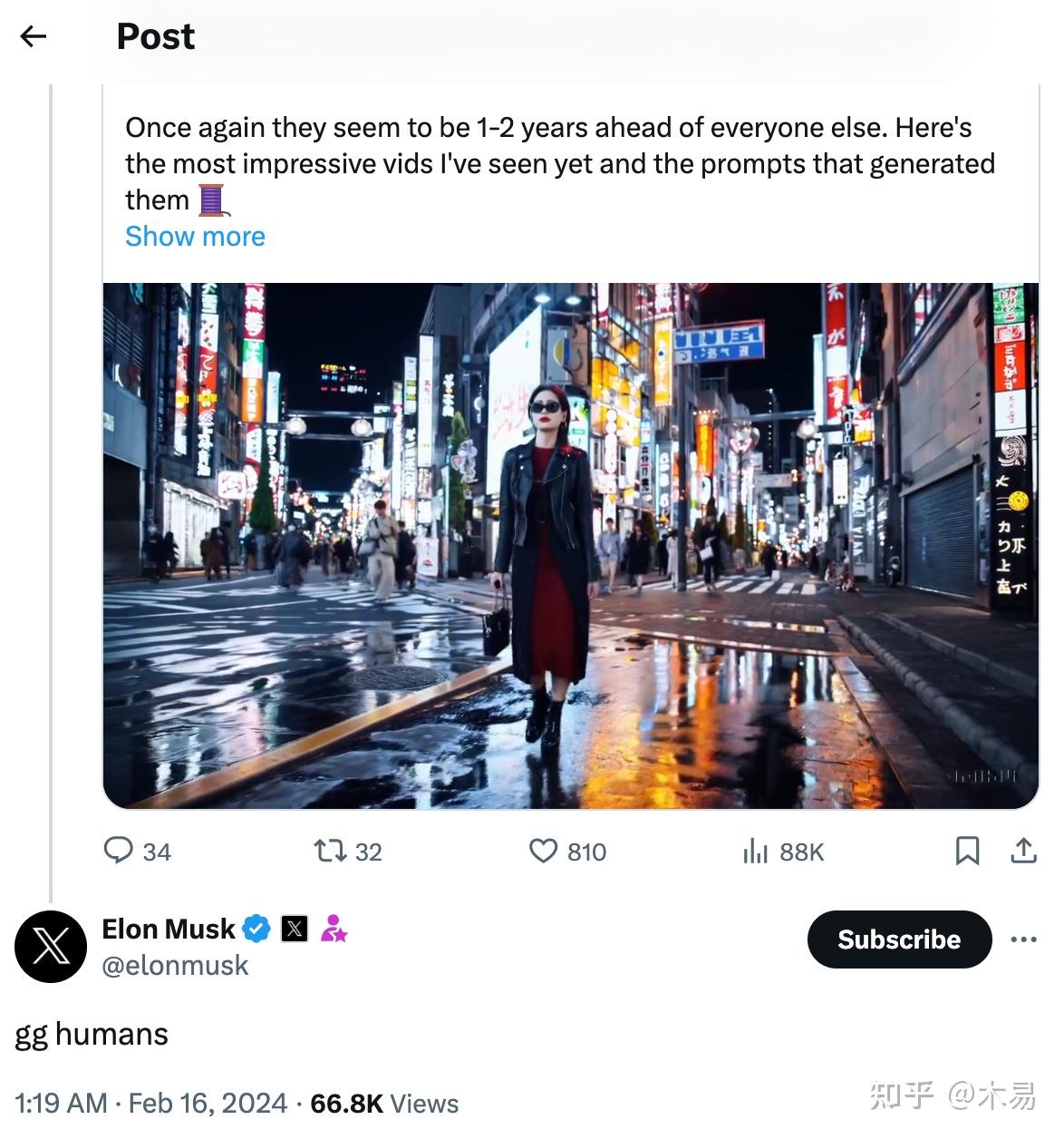 Sora和Pika，RunwayMl，Stable Video对比！网友：Sora真王者，其他都是弟 - 知乎