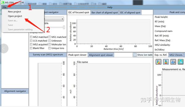 如何用MS-DIAL查看搜库结果 - 知乎