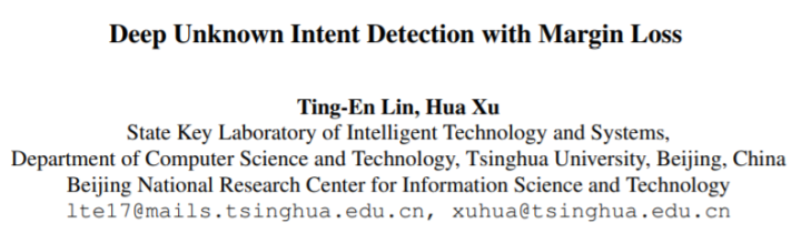 Deep Unknown Intent Detection with Margin Loss - 知乎