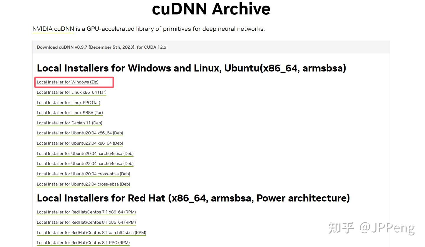CUDA:Windows下CUDA安装及深度学习环境配置 - 知乎