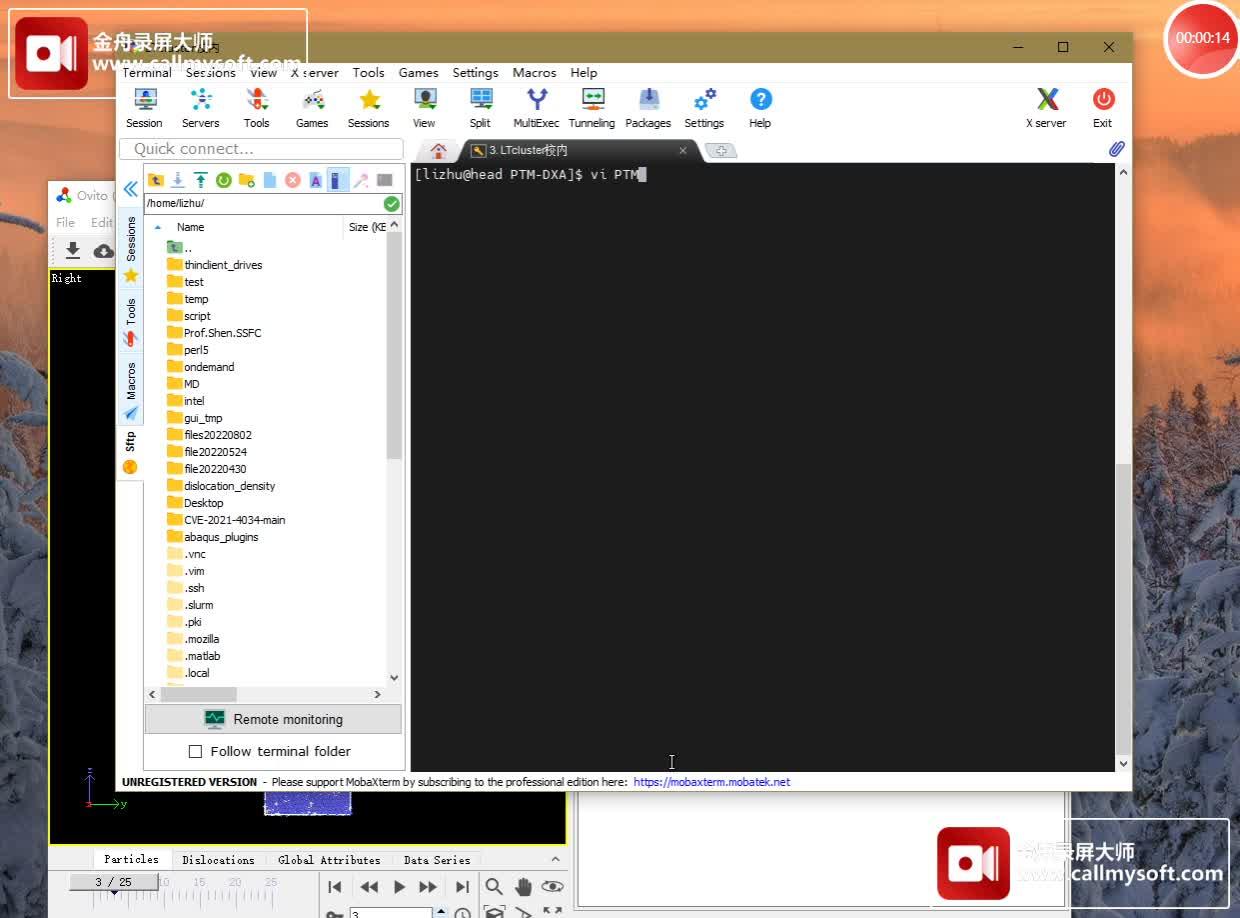 ovito+python相分数、位错密度统计【更新】 - 知乎