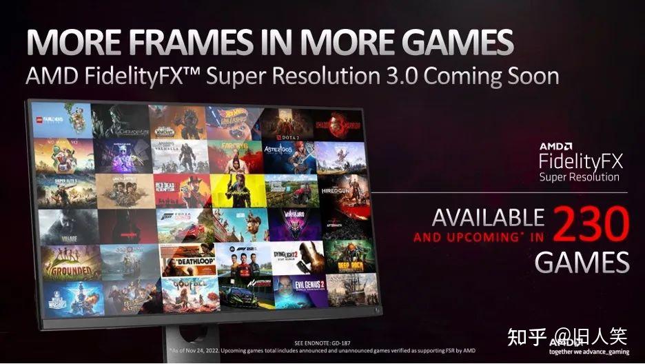 230款游戏支持AMD FSR技术；新年首版驱动AMD Software：Adrenalin Edition 23.1.1已更新 - 知乎