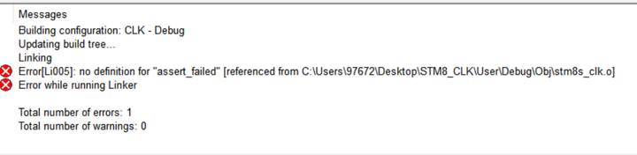 STM8学习笔记三——错误：no definition for "assert_failed" - 知乎