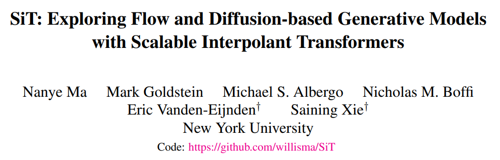 出圈的Sora带火DiT，连登GitHub热榜，已进化出新版本SiT - 知乎
