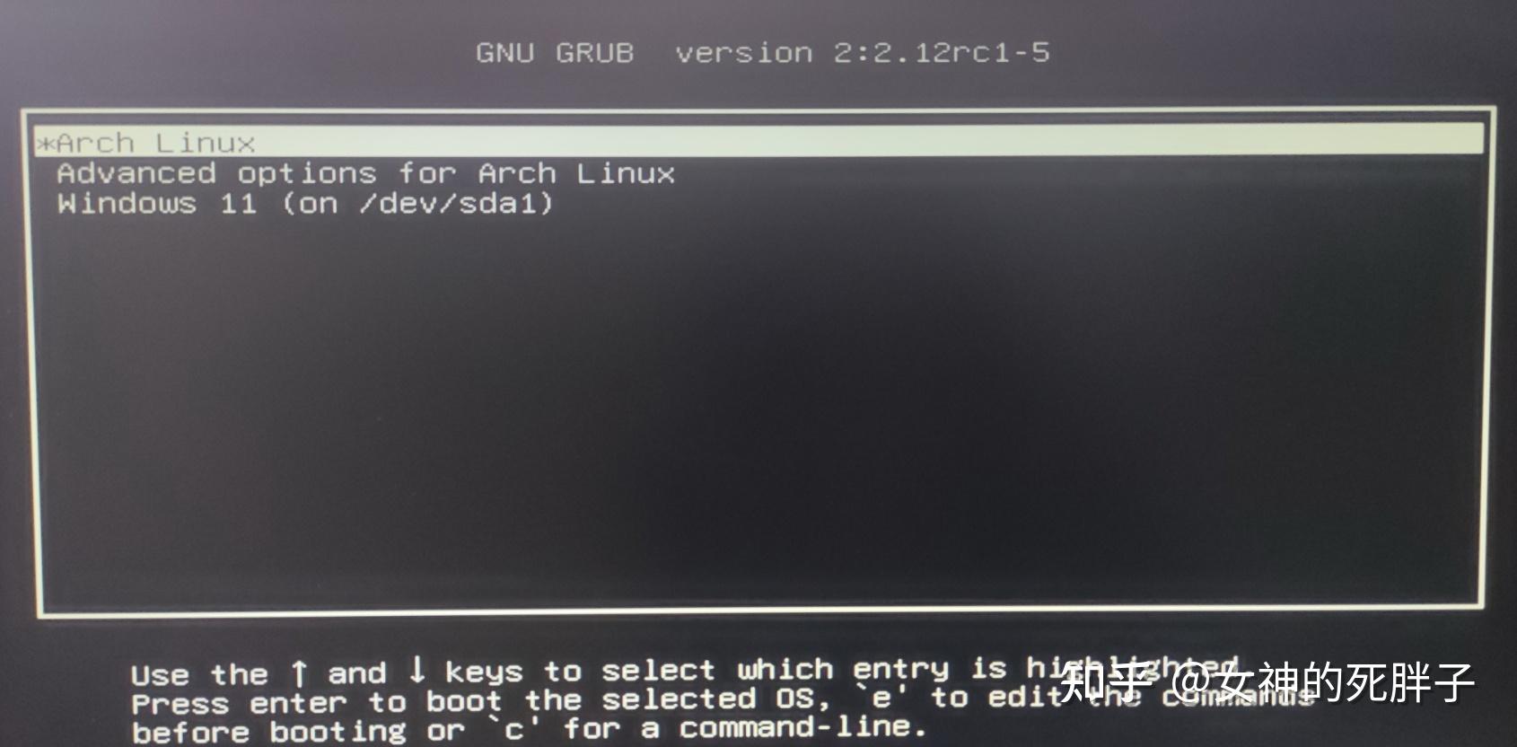 archlinux通过arch-chroot分区修复引导2023 - 知乎