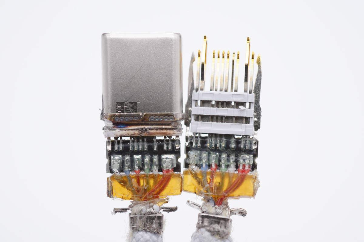 拆解报告：Apple苹果USB-C to USB-C编织线A2795 - 知乎