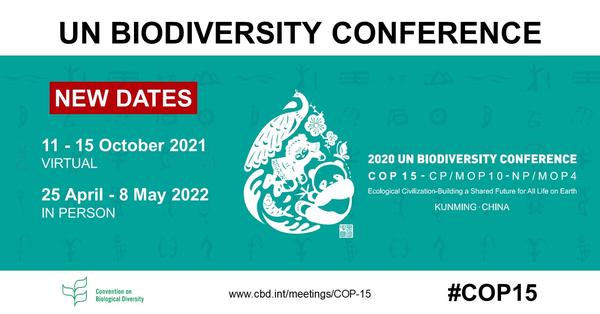 联合国《生物多样性公约》官宣：CBD COP15分两部分召开 - 知乎