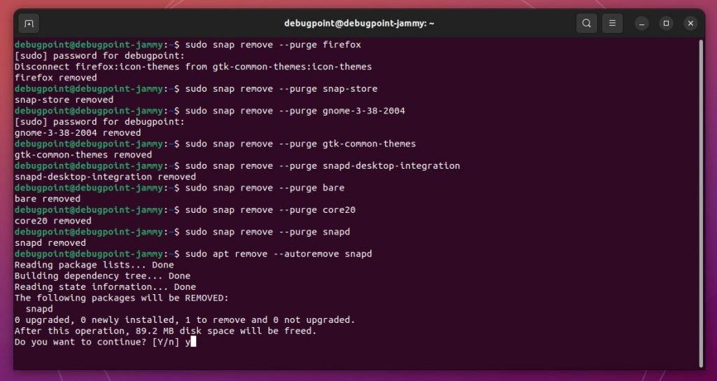 怎样在 Ubuntu Linux 中移除 Snap 软件包 | Linux 中国 - 知乎