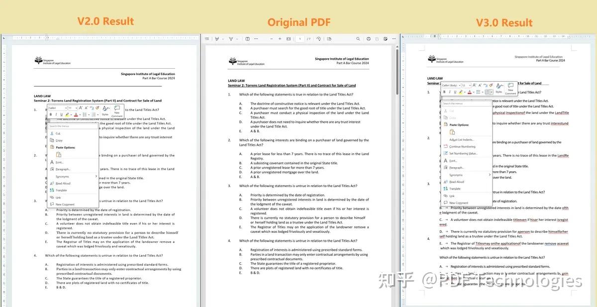 PDF转换Word深度评测 - ComPDFKit Conversion SDK V3.0 - 知乎