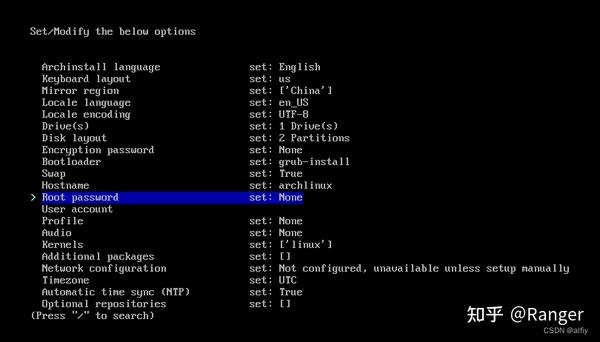 使用`archinstall`安装`Arch Linux` - 知乎