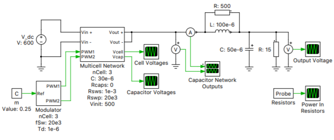 PLECS 应用范例（33）:飞电容直流变换器（ Flying Capacitor DC-DC Converter） - 知乎